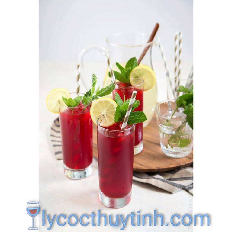 Bộ 6 Cốc Thủy Tinh Cao New York - B07811 - 320ml Ocean Thái
