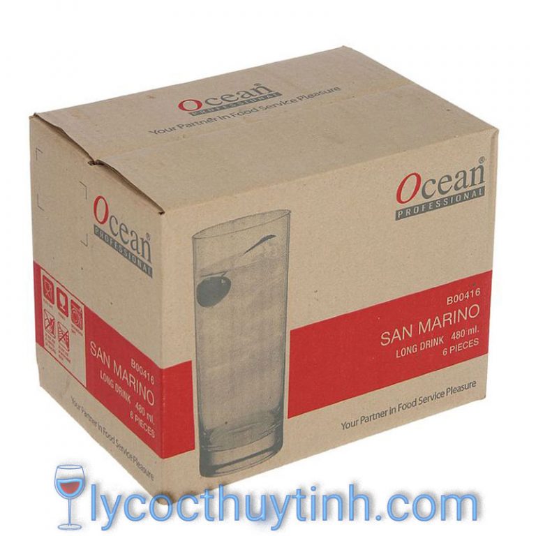 Cốc Thủy Tinh San Marino - B00416 - 480ml hãng Ocean Thái lan